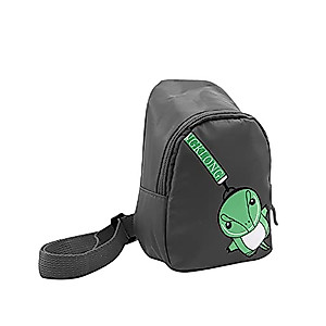 Suillty Kids Cute Small Dinosaur Crossbody Sling Bag Travel Hiking Chest Bag Shoulder Bag Daypack