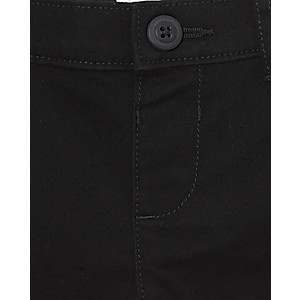 The Children's Place Baby Girls and Toddler Girls Chino Shorts, Black/Sandy/Tidal, 5T