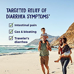Boiron Diaralia Tablets for Diarrhea Relief, Gas, Bloating, Intestinal Pain, and Travler's Diarrhea - 60 Count
