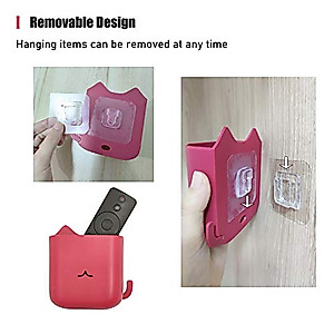 6PCS Double Sided Adhesive Wall Utility Hooks, Waterproof Strong Hanger Clear Wall Storage Holder Self-Adhesive Hooks for Bathroom Kitchen, No Punching Wall Harmless