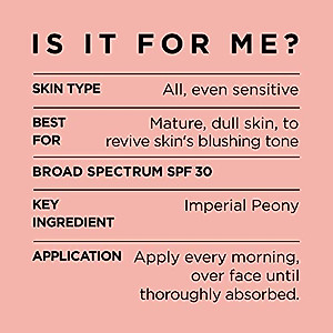 L'Oreal Paris Skincare Age Perfect Rosy Tone Face Moisturizer with SPF 30, LHA and Imperial Peony, Anti-Aging Day Cream for Face, Non-greasy, 1.7 oz