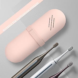 JDZJUCHU Travel Makeup Brush Holder,Make Up Organizer Bag Case,Cosmetic pouch,Toiletry Organizer,Silicon Small Makeup Brush Purse(Light Pink)