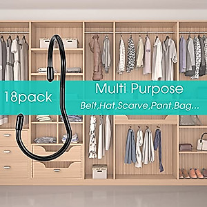 CINPIUK 10 PCS Purse Hangers for Closet, Heavy Duty Twisted Metal Hooks Hang Purses in Closet, Handbag Storage Organizer Closet Hooks for Hanging Purses, Scarves, Belts, Hats