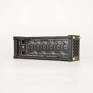 EleksMaker Blocky USB Hub NK Series,KVM Switch,Metal Punk Switch,Desktop Creative Gifts, Boyfriend Gifts (NK5)
