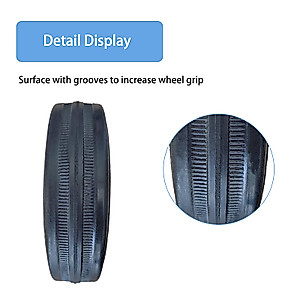 Petrirufun Griddle Accessories for Blackstone 22" 28" and 36" Griddles Wheels Replacement, 2PCS Wheels Griddle Replacement Parts for Blackstone Griddles