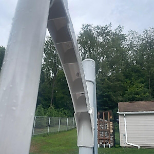 ECOTRIC Short Handrail for Above Ground Swimming Pool Step