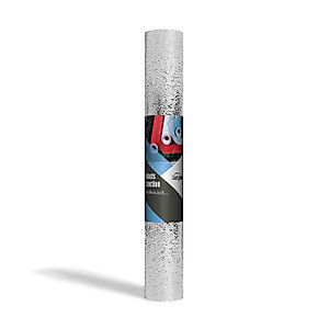 Livelynine Silver Contact Paper for Kitchen Oil Proof Waterproof Sticker Aluminum Foil Kitchen Wallpaper Backsplash Peel and Stick Self Adhesive Shelf Liners for Drawer Removable 15.8x78.8 Inch