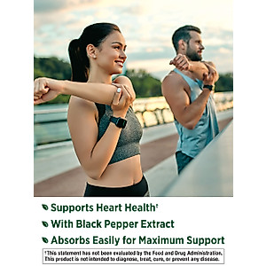 CoQ10 200 mg Softgels | 92 Count | Enhanced Absorption Supplement | with Black Pepper Extract | Non-GMO, Gluten Free Supplement | by Nature's Truth