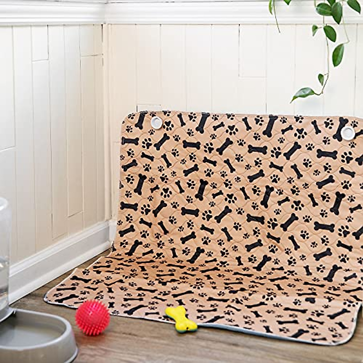 MYMOON HOME Pee PAD Holder (Pack of 2) – Works with Any Type of Wee Wee Pads for Easy cleanup of Marking and Leg Lifting Dogs. (White)