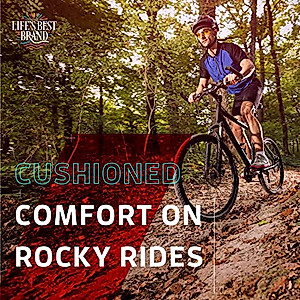 Most Comfortable Bike seat from Life's Best Brand - Kids Love it - Pain Free Universal Saddle - Great Exercise Bike seat - Mountain Bike - Cruiser - Any Age