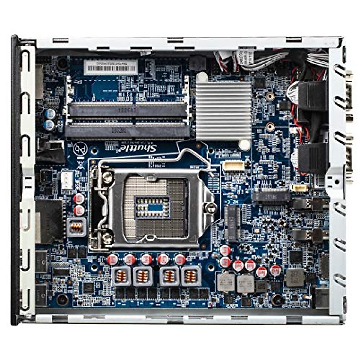 Shuttle XPC Slim DH470C Mini Barebone PC Intel H470 Support 65W Cometlake-s LGA1200 CPU No Ram No HDD/SSD No CPU No OS (Vesa Mount Included) ,Black