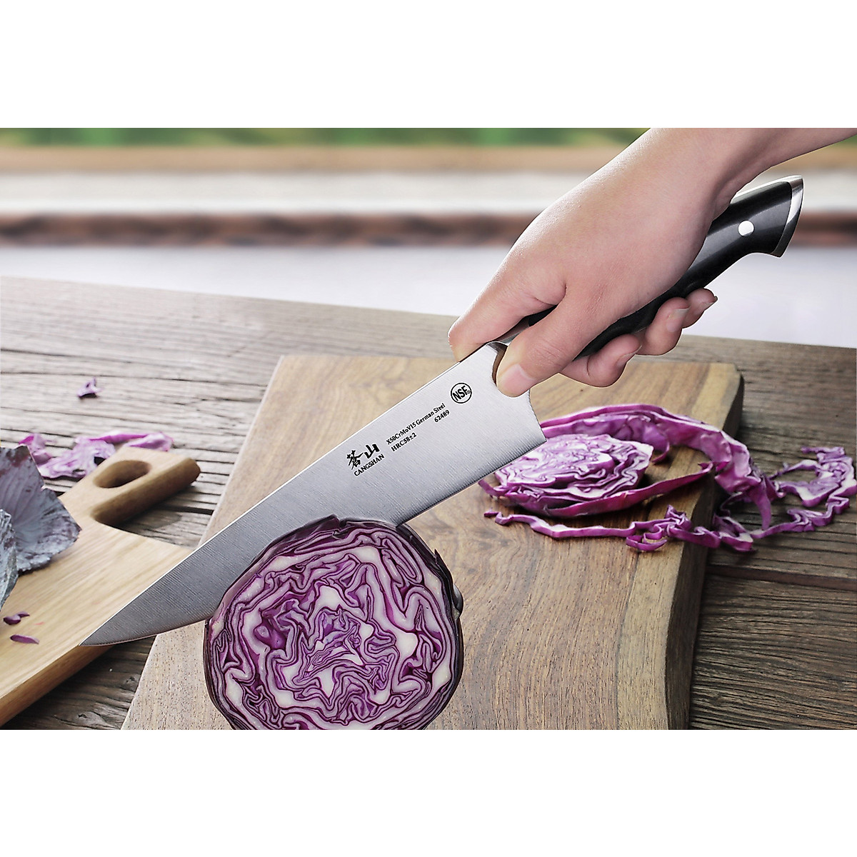 Cangshan Z Series 62489 German Steel Forged Chef Knife, 8-Inch