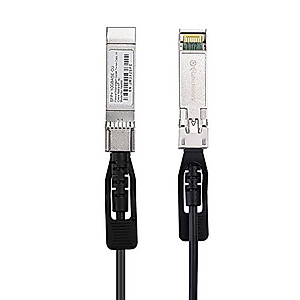 Cable Matters 10Gbps DAC Twinax SFP Cable 2m / 6.6ft (SFP+ Cable), 10GBASE-CU Passive Direct Attach Copper Twinax SFP Cable, Compatible with Cisco, Ubiquiti, Huawei, Netgear, & Supermicro Devices