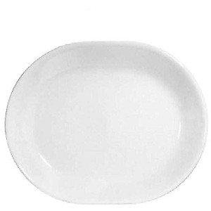 Corelle Livingware 12-1/4-inch Serving Platter, Winter Frost White-3-pack