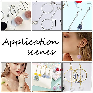 PandaHall 80pcs 14K Gold Plated Earring Links Bars Connectors, Brass 2-Hole Earring Strip Stick Golden Bar Jewelry Connector for DIY Earring Bracelet Jewelry Making Arts Crafts, 15/20/25/30mm