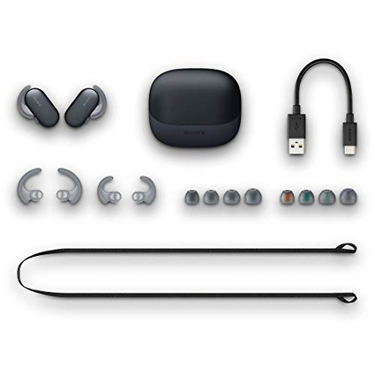 SONY WF-SP900 Sports Wireless Headphones Black (International version)