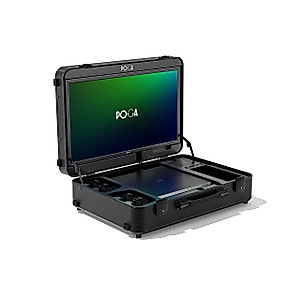 POGA PRO Premium Portable Console Travel Case incl. Trolley and 21,5'' ASUS Gaming Monitor for PS4 Pro - Black