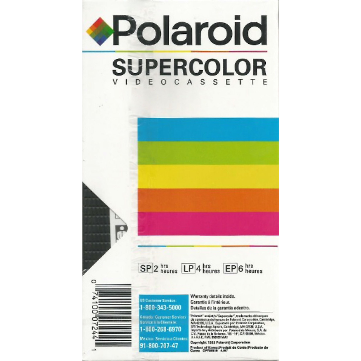 Polaroid Supercolor VHS T-120 2pack