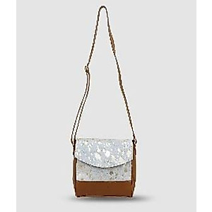 Tote Bag For Women Cowhide Leather Handbag Purse Bag Shoulder Bag Real Cowhide Tricolor Black Brown And White Leather Hair On Bag For Women By Shikhaart