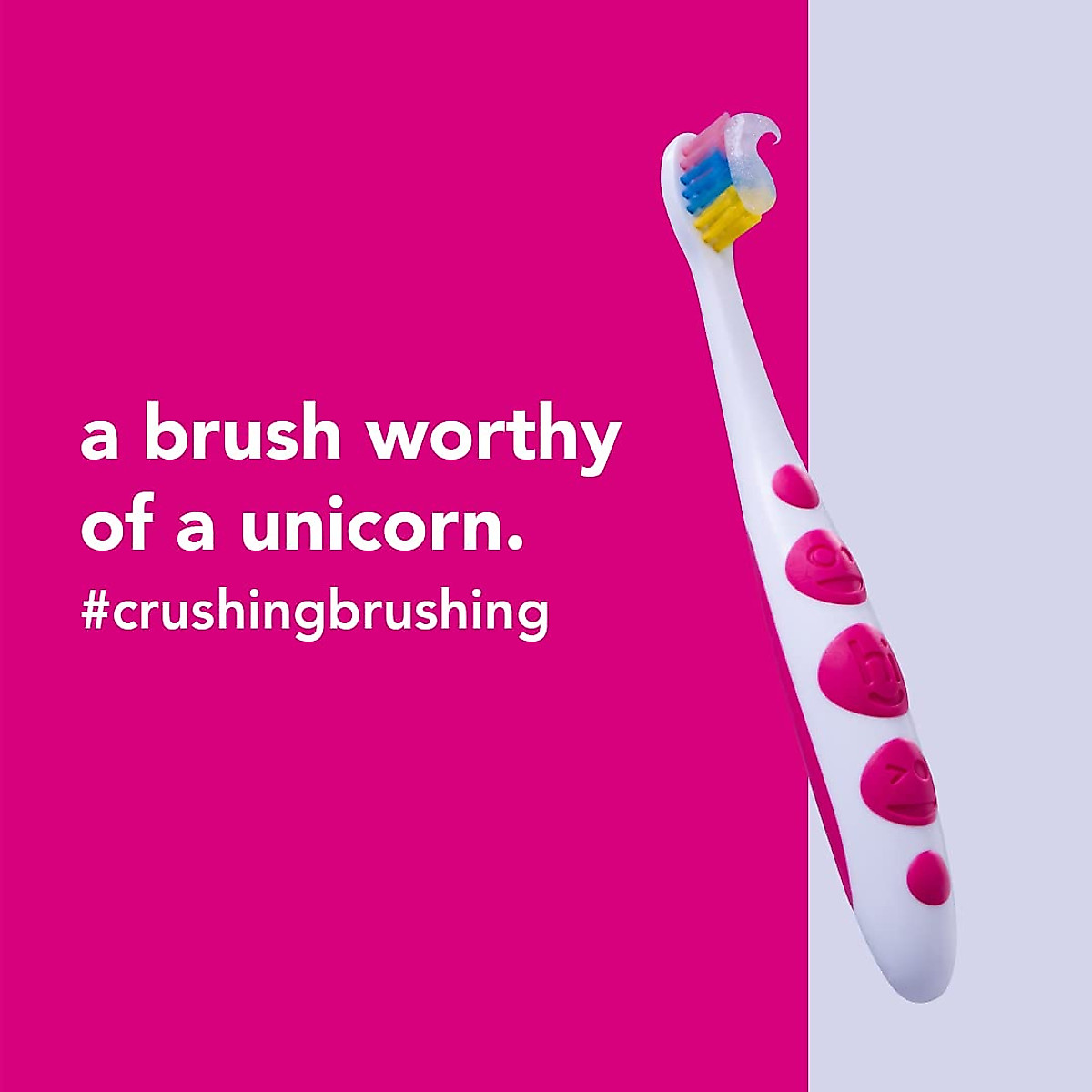 hello Unicorn Baby and Toddler Soft Toothbrush for All Ages, BPA Free, Easy to Grip Handle, 6 Count
