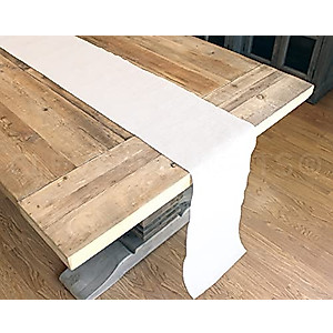 CleverDelights 12" Ivory Burlap Roll - Finished Edges - 5 Yards - Jute Burlap Fabric