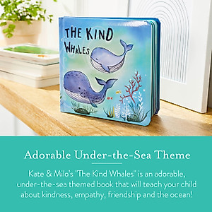 Kate & Milo The Kind Whales Board Book, Baby’s First Book About Kindness, Developmental and Learning Board Book for Babies and Toddlers Books, Gift for New and Expecting Parents, Ocean Animals