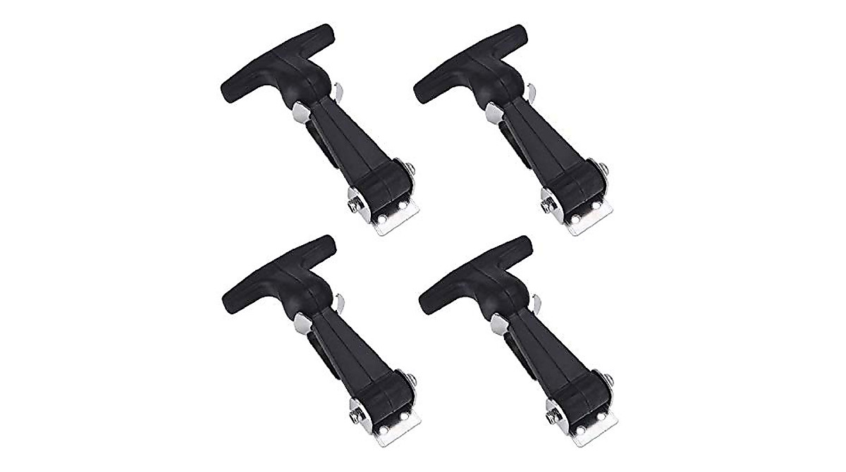 Creatyi 4-Pack Rubber T-Handle Draw Latches