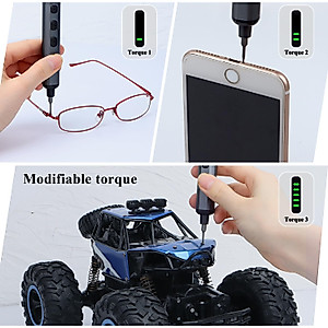 Aeglemana Mini Electric Screwdriver Set，68 in 1 portable electric screwdriver-64 S2 Universal Bits-5 Torque Settings，4 LED Lights- Suitable for laptop toys，Small Electric Screwdriver Cordless toolkits