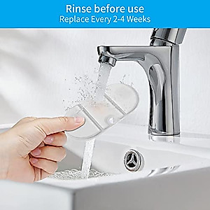 VinDox 16 Packs Replacement Cat Water Fountain Filters Compatible with PETLIBRO Capsule Pet Water Fountain: PLWF002,71oz/2.1L Ultra Quiet-BPA-Free, Two Flow Modes Pet Water Dispenser