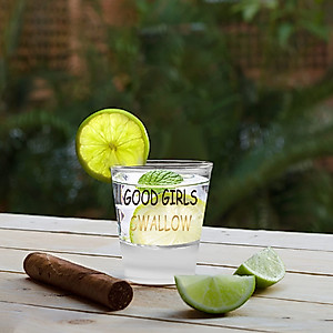 Good Girls Swallow Shot Glasses, Funny Shot Glass Perfect For Bachelorette & Bachelor Parties, Humorous Gag Gifts for Men Women, Gift Idea for Her
