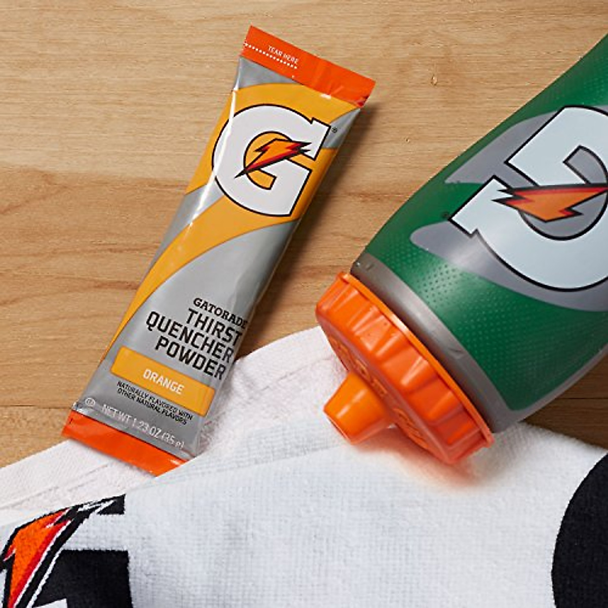 Gatorade Powder Sticks, Orange, Makes 20 ounces/stick (Pack of 8)