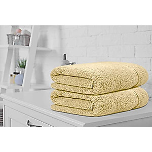 Avalon Towels Large Bath Towels, 30x60 Inches Bath Sheets Towels for Adults Beach Towels Oversized, 4 Pcs Extra Large Bath Towels, Light Weight & Absorbent Quick Dry Towel Oversized Beige Bath Towels
