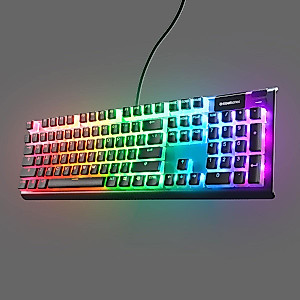 SteelSeries PRISMCAPS - Double Shot Pudding-Style Keycaps - Durable PBT Thermoplastic - Compatible with a Wide Range of Mechanical Keyboards - Black