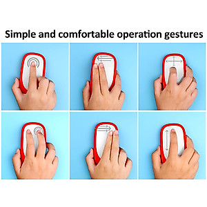 N/T Silicone Case Cover Protective Skin for Magic Mouse 1/2 Silicone Case for Apple Magic iPad Mouse (Pink)