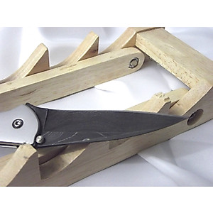 Kershaw Damascus Steel Leek Assisted Opening Stainless Handles