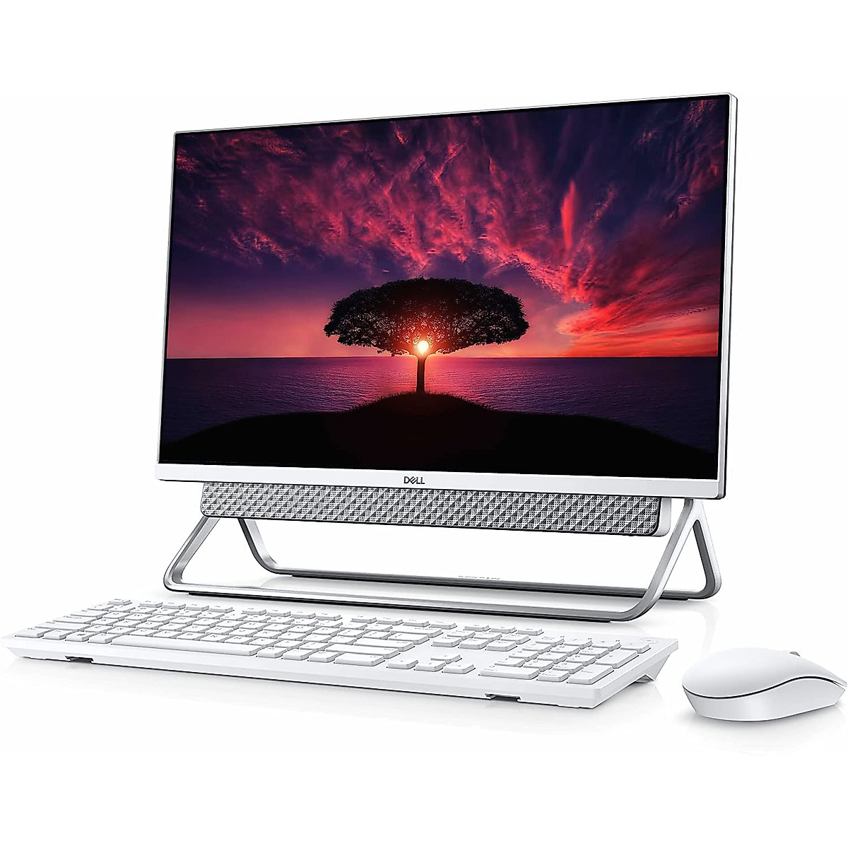 Dell Inspiron 24 5000 Series All-in-One Business Desktop, 23.8" FHD Touchscreen, Intel Core i7-1165G7, Windows 11 pro, 16GB RAM 256GB SSD+1TB HDD, HDMI, WiFi 6, GeForce MX330 2GB, Silver