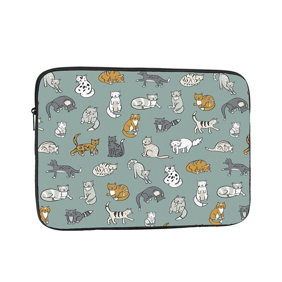 Cute Cats 13 inch Portable Laptop Sleeve Compatible with MacBook Air Notebook Computer Case for Men Women College School Students
