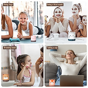 4 Pcs Kitchen Cooking Timer Animal Mechanical Timer 60 Minute Wind up Dial 360° Rotating Countdown Egg Reminder No Batteries Loud Ring Cartoon Alarm for Kids Time Management, Fox Pig Cat Dog(Animal)