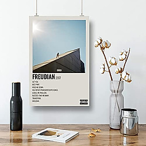 Aorozhi Daniel Caesar Poster Music Album Cover Poster Canvas Art Wall Pictures for Modern Office Decor Prints 12" x 18" Unframed