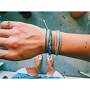 Pura Vida Beach Life Single Bracelet - Handcrafted - 100% Waterproof Wax Coated Accessories