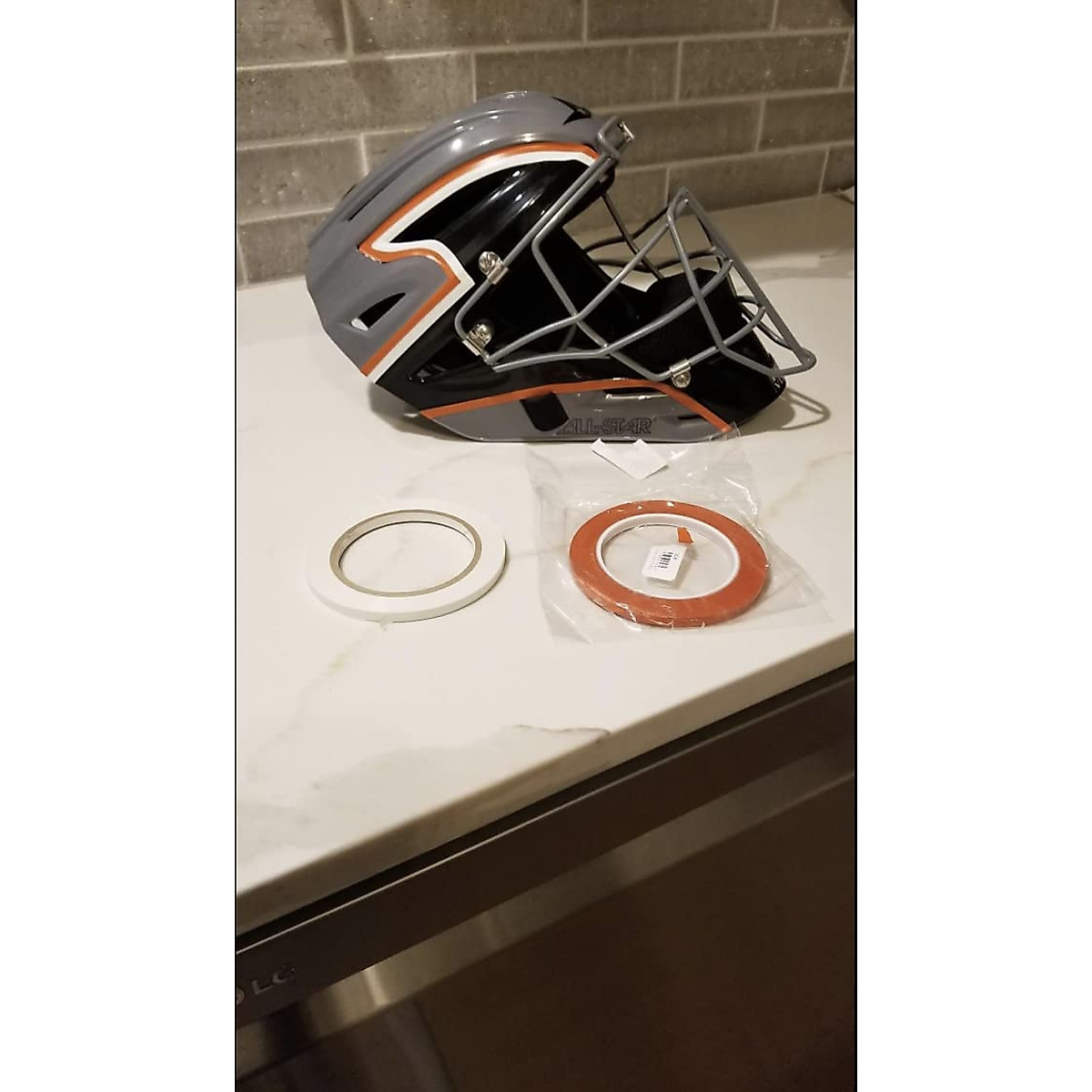 GGR SUPPLIES T.R.U. CVT-536 White Vinyl Pinstriping Dance Floor Tape: 1/4 in. Wide x 36 yds. Several Colors