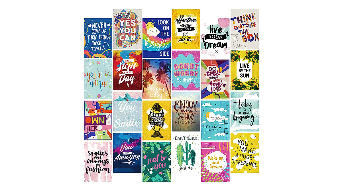 Deeplay 24 Packs Motivational Greeting Cards