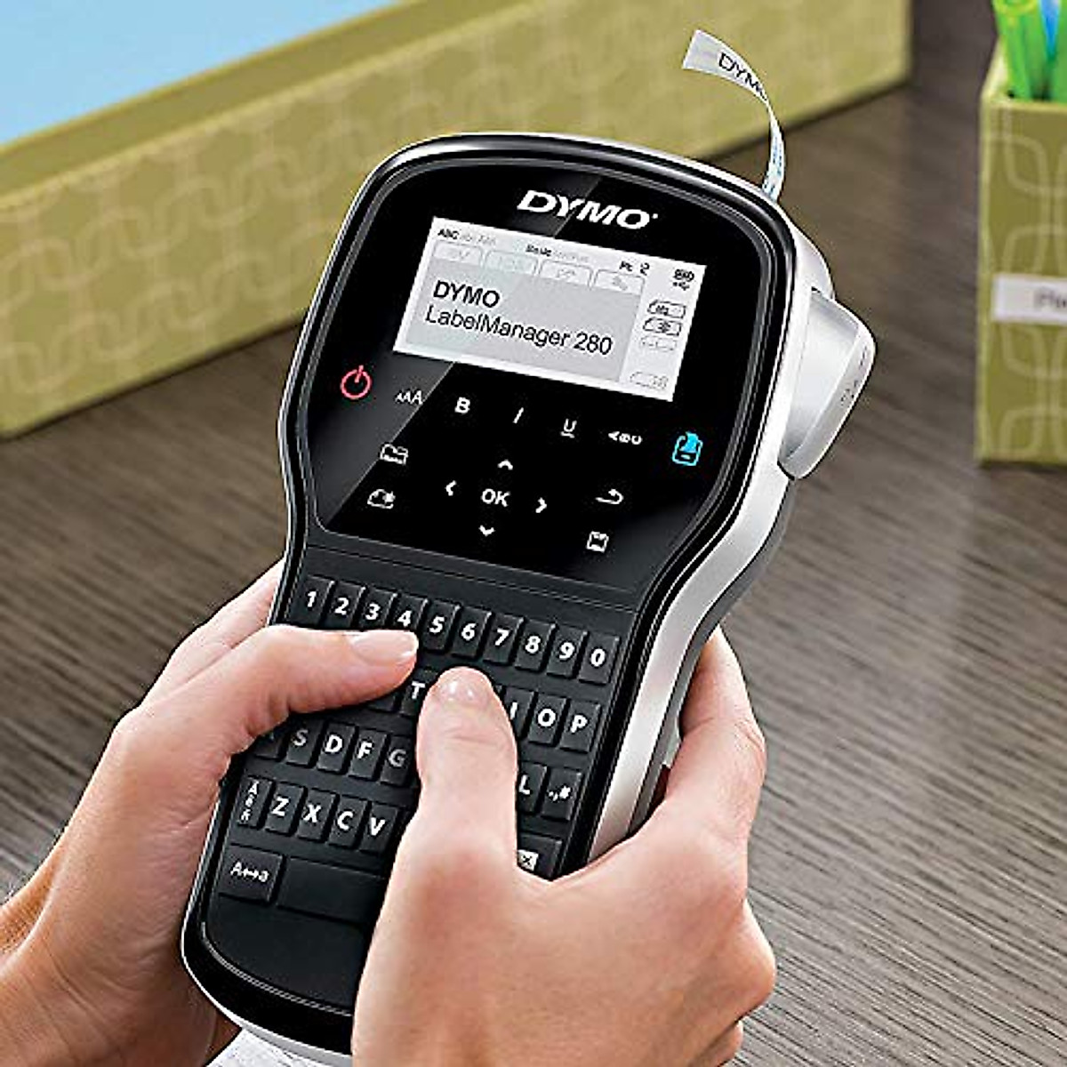 DYMO 1815990 Labelmanager 280, 2 Lines, 4W X 2 3/10D X 7 9/10H (Dym1815990)