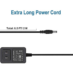 24-25.2V Massage Gun Charger for TaoTronics TT-PCA003,TOLOCO EM26 T11 Pro, Opove M3 Pro, Opove G3 Pro, Hyperice Hypervolt Muscle Power Cord