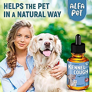 Dog Cough - Kennel Cough - Dog Allergy Relief - Supplements For Dogs & Cats Health - Allergy Relief Immune Supplement for Dogs - for Dry, Wet & Barkly Pet Cough - Suitable For All Sizes