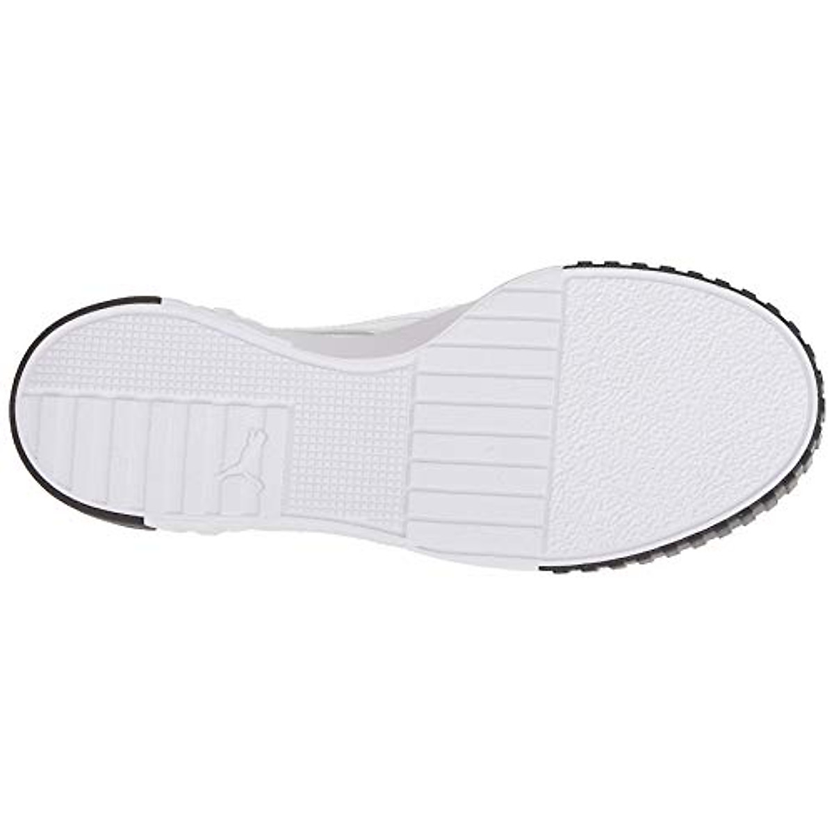 PUMA Women's CALI Sneaker White Black, 9 M US