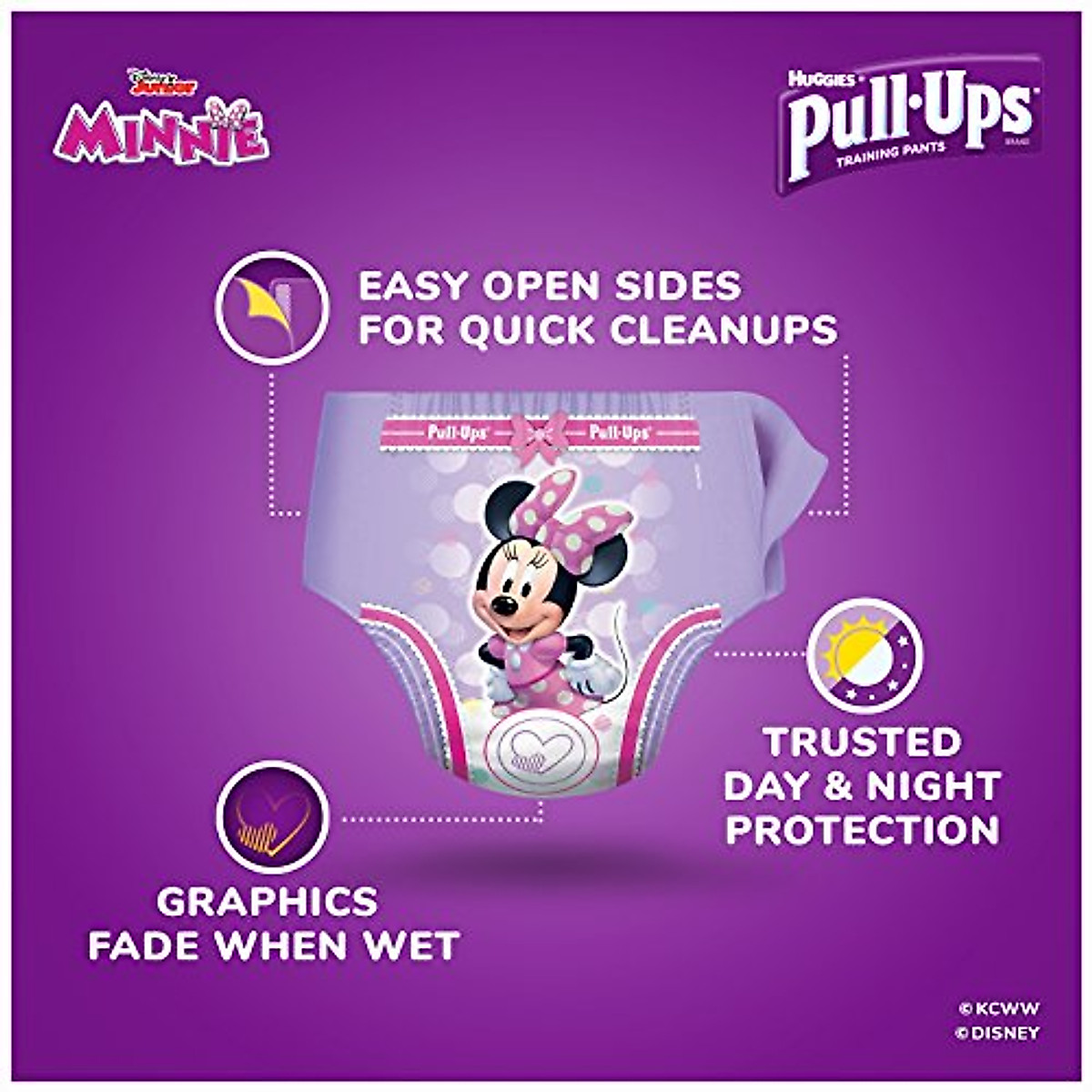 Pull-Ups Learning Designs for Girls Potty Training Pants, 2T-3T (18-34 lbs.), 25 Ct. (Packaging May Vary)