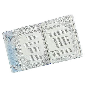 KJV Holy Bible, My Promise Bible, Faux Leather Flexcover w/Bible Tabs, Coloring Stickers, Ribbon Markers, King James Version, Purple Butterfly Floral (KJV Promise Editions)