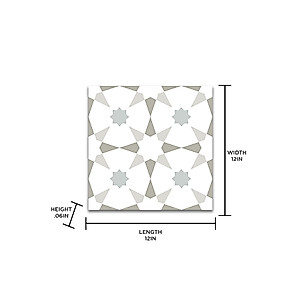 FloorPops FP2952 Stellar Peel & Stick Floor Tiles, Multicolor