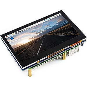 PiRelay 8 Power Relay Module for Raspberry Pi with 4.3inch HDMI LCD, 8 Channel Relay Shield for Raspberry Pi, Relay HAT Expansion Relay Board for Raspberry Pi 4B/3B+/3B/2B/B+/A+